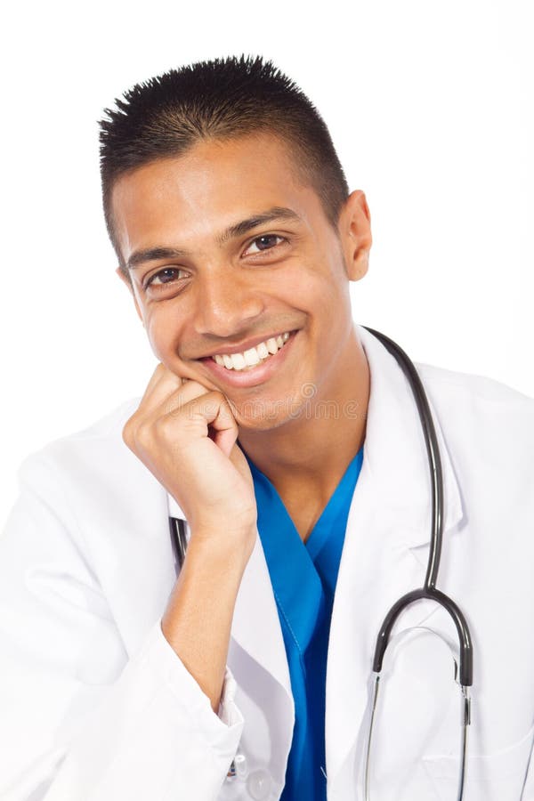Indian male nurse stock image. Image of portrait, medicine - 16124105