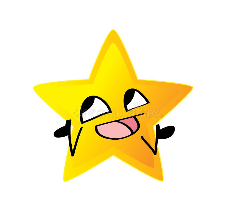 Happy Internet Meme Illustration of Star Stock Illustration ...