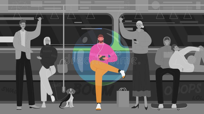 Introvert Characters Stock Illustrations – 60 Introvert Characters ...