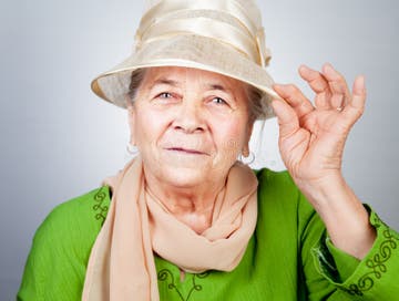 Happy Joyful Old Senior Lady Stock Image - Image of alone, elder: 19487783