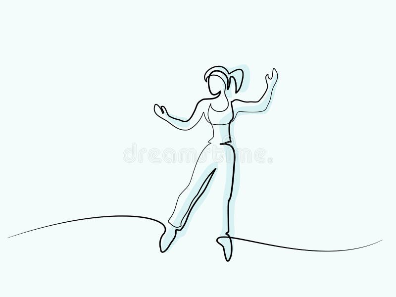 Line Drawing Woman Happy Stock Illustrations – 36,327 Line Drawing ...