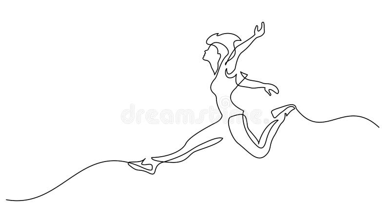 Woman Excited Line Drawing Stock Illustrations – 721 Woman Excited Line ...