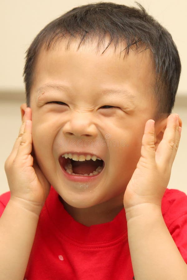 Happy kid stock image. Image of child, laugh, toddler - 22322655