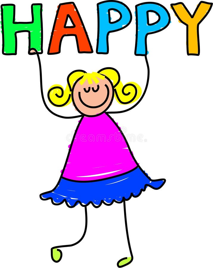 Be Happy Clipart Text stock illustration. Illustration of text - 43718898