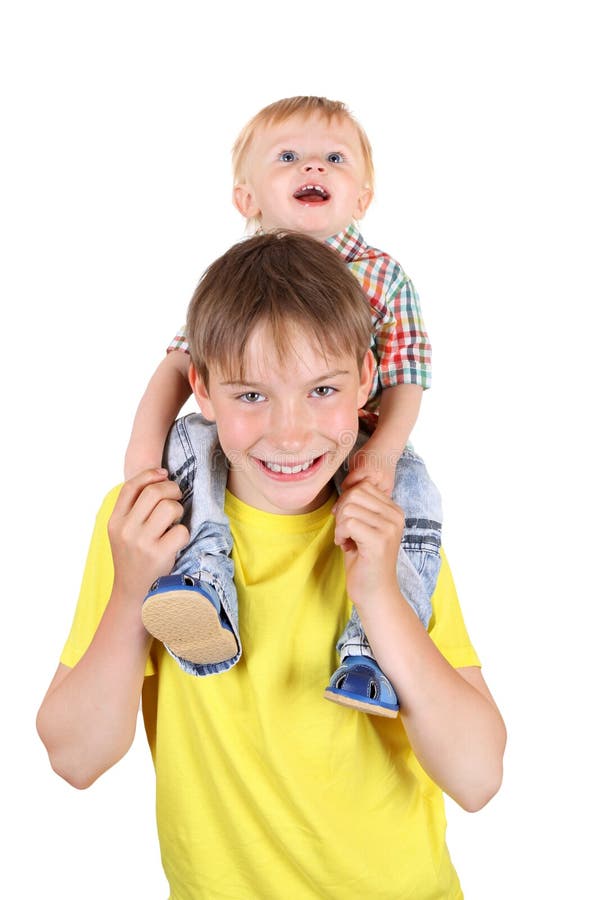 Happy Kid and Baby Boy stock photo. Image of caucasian - 42676548