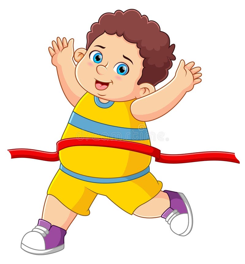 Kid Finish Line Stock Illustrations – 1,317 Kid Finish Line Stock ...