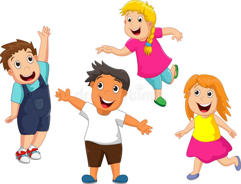 Happy kid cartoon stock vector. Illustration of party - 64641010