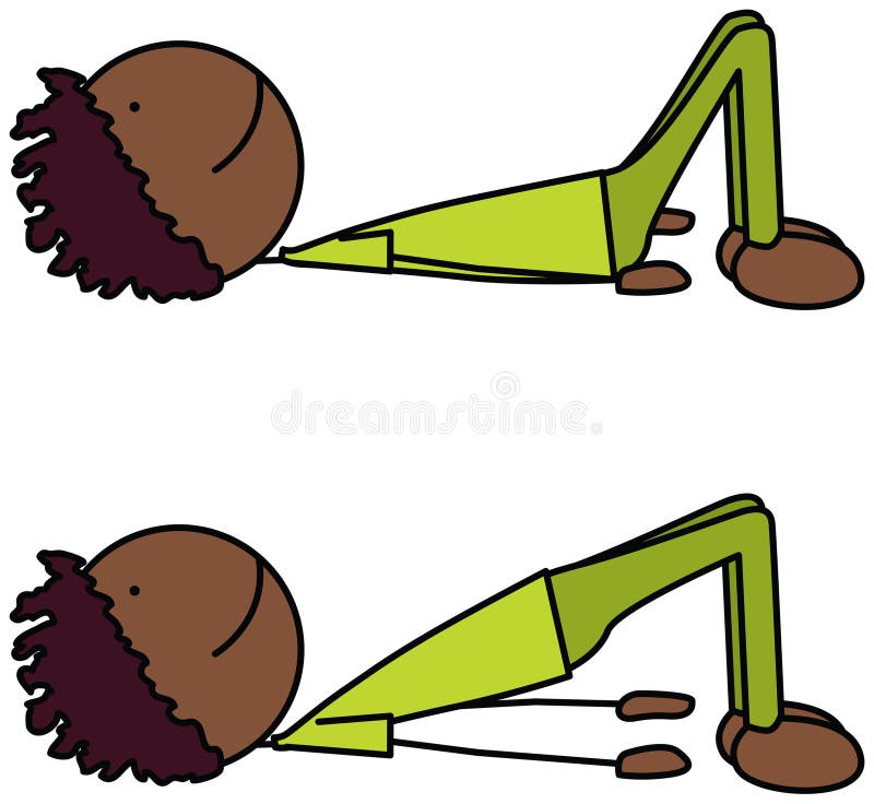 Happy kid exercises stock vector. Illustration of flat - 276003706