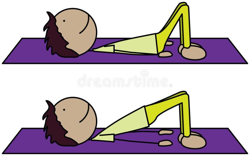 Happy kid exercises stock vector. Illustration of healthy - 282239508