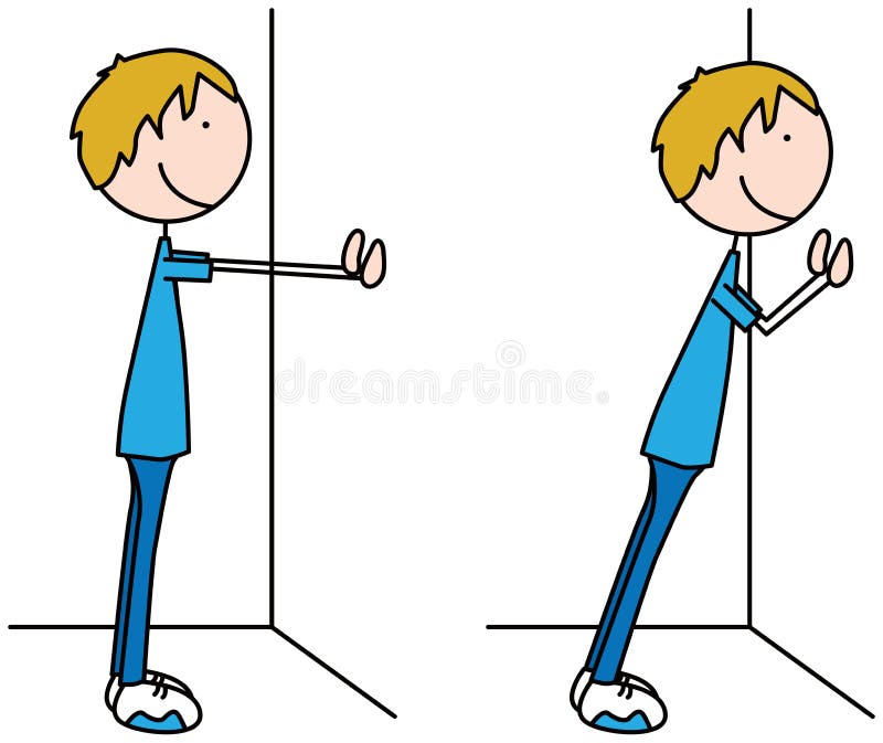 Happy kid exercises stock vector. Illustration of exercising - 268757140