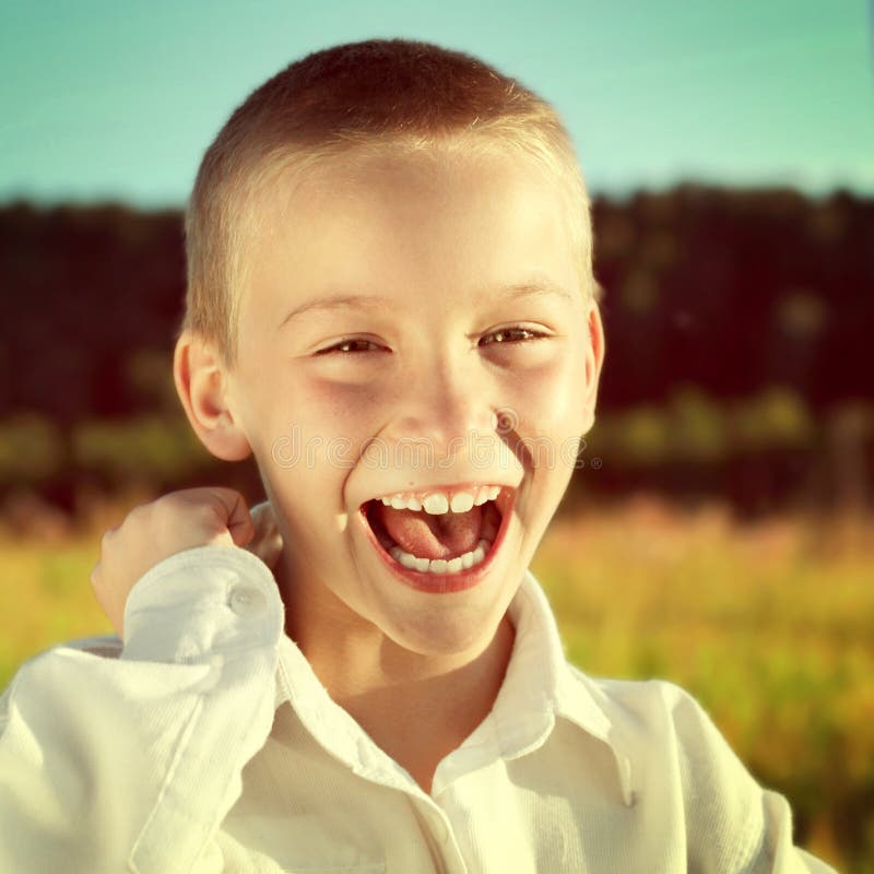 Happy Kid outdoor stock photo. Image of outdoor, filtered - 39941386
