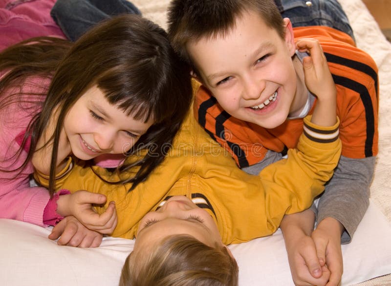 Happy Kids stock photo. Image of loving, brother, emotion - 2055360
