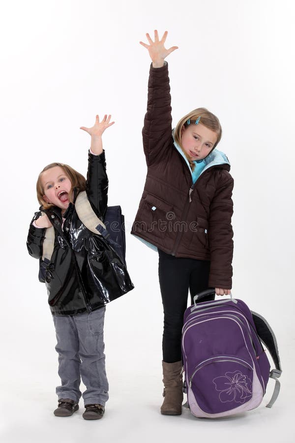 Kids Reaching Out Their Hands To Camera Outdoors Stock Image - Image of ...