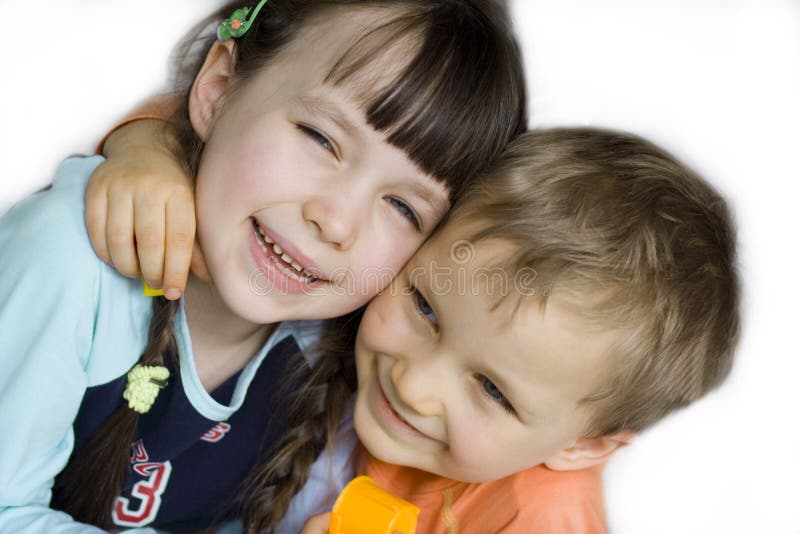 Happy kids stock photo. Image of happy, brother, lovely - 599412