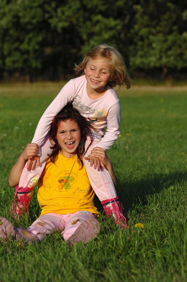 Happy kids stock image. Image of kids, females, adorable - 6412325