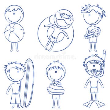Surfing Beach Body Cartoon Stock Illustrations – 537 Surfing Beach Body ...