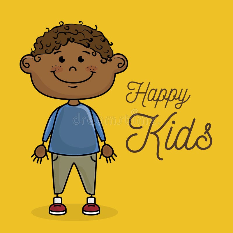 Happy kids design stock illustration. Illustration of smiling - 71980090