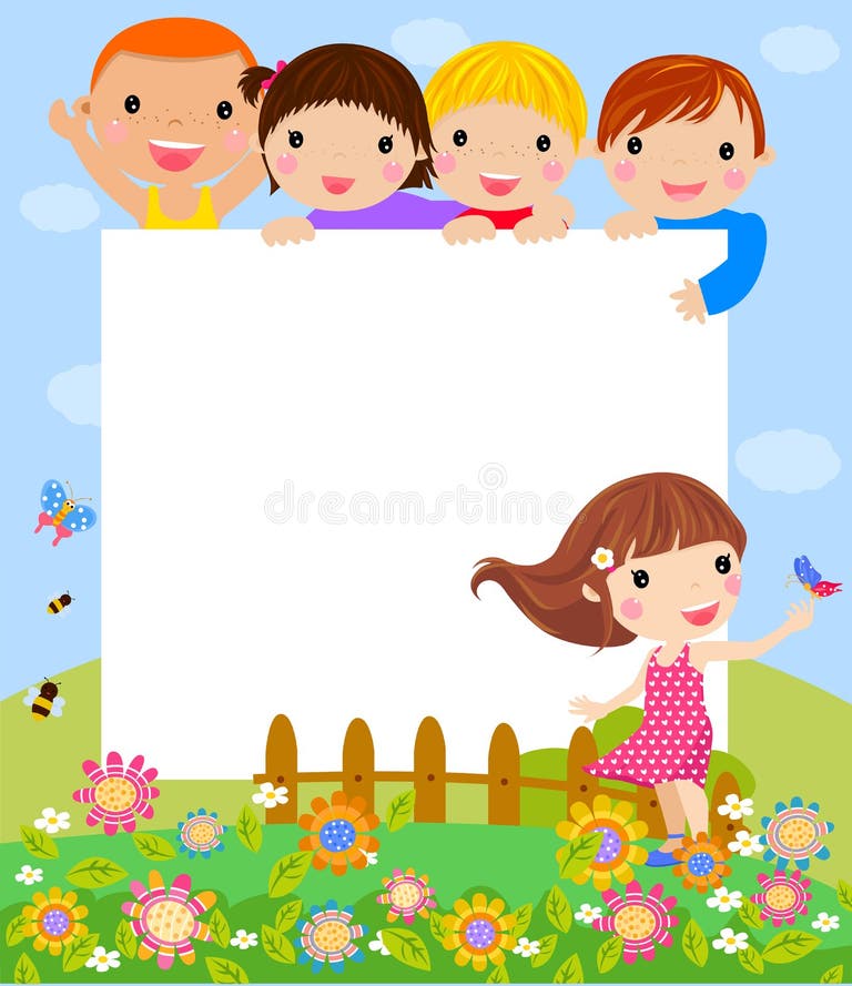 Kids Pictures Frame Stock Illustrations – 59,795 Kids Pictures Frame ...
