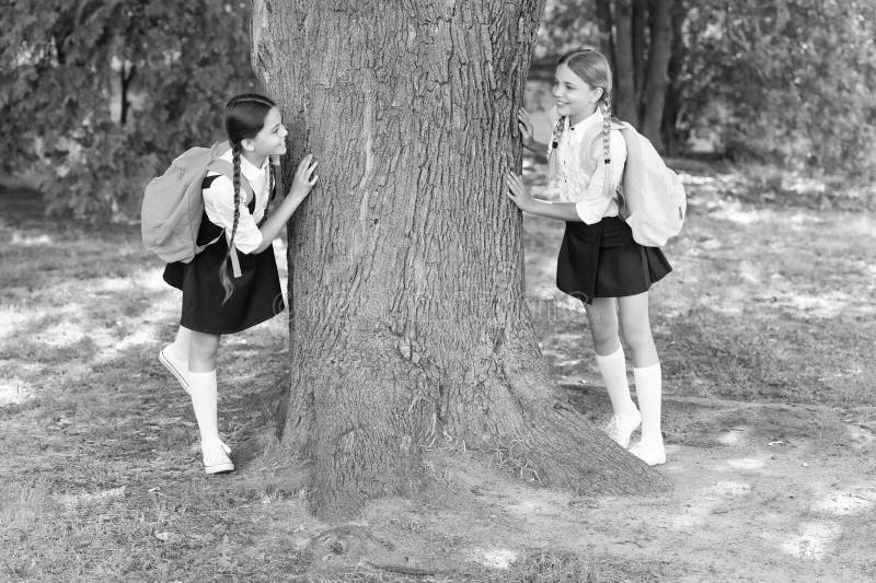 Happy Kids Having Fun Together in Park after School Stock Photo - Image ...