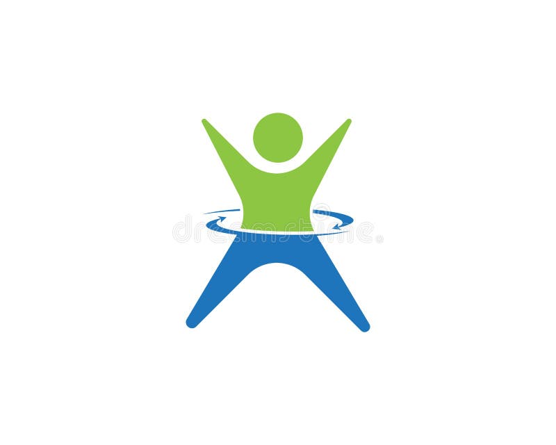 Vector Illustration Jumping Joy Logo Stock Illustrations – 576 Vector ...