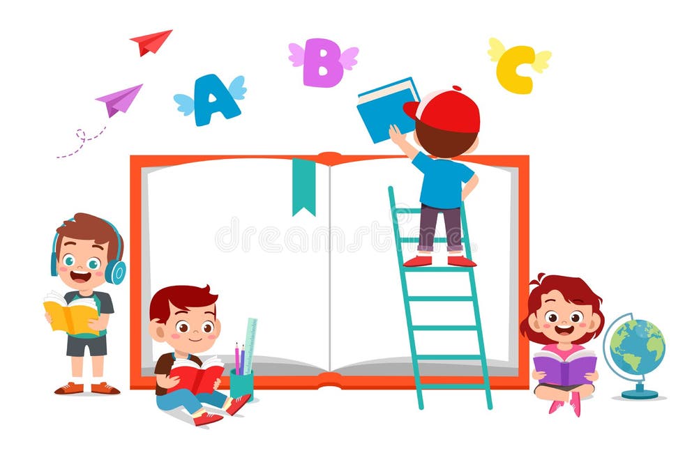 Kids Happy Study Stock Illustrations – 26,222 Kids Happy Study Stock ...