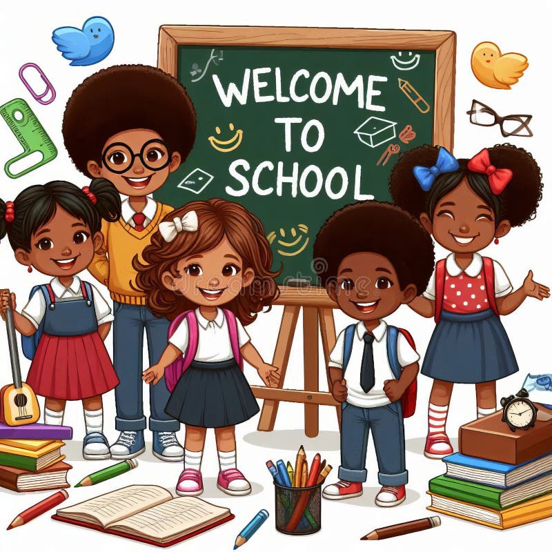 Kids Returning To School Stock Illustrations – 291 Kids Returning To ...