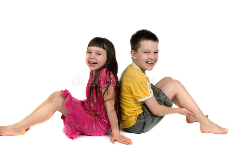 282 Two Kids Sitting Back To Back Stock Photos - Free & Royalty-Free ...