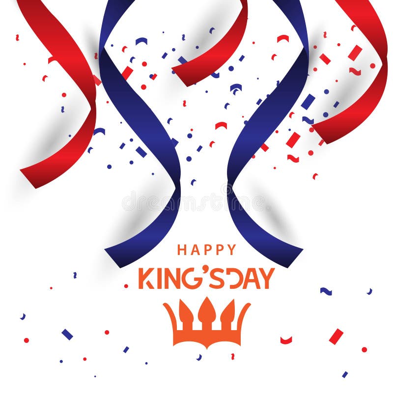 Happy King S Day Celebration Vector Template Design Illustration Stock ...