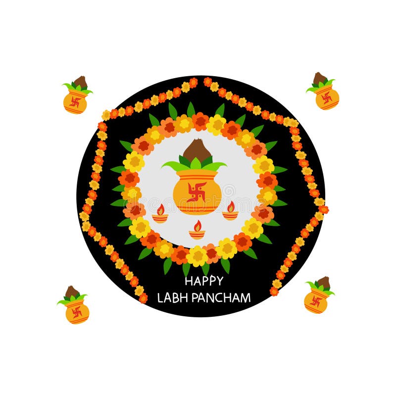 Labh Pancham Stock Illustrations – 216 Labh Pancham Stock Illustrations ...