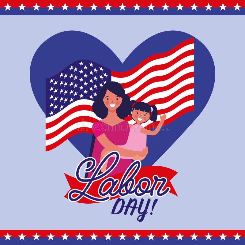 Labor Day Heart Stock Illustrations – 379 Labor Day Heart Stock ...
