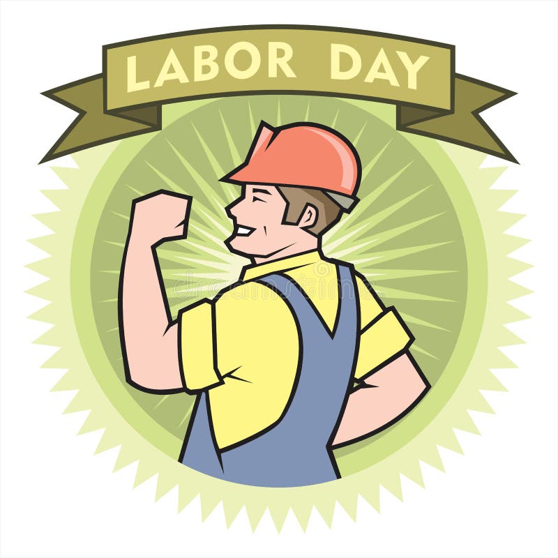Happy Labor Day stock illustration. Illustration of labour - 120803808