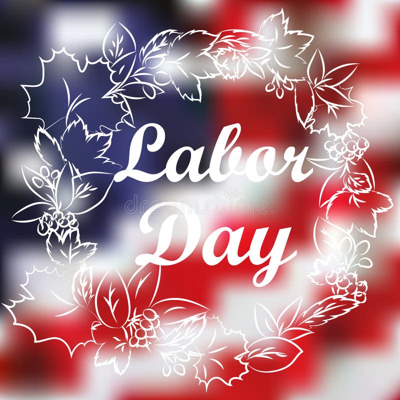 Happy labor day stock illustration. Illustration of event - 99123491