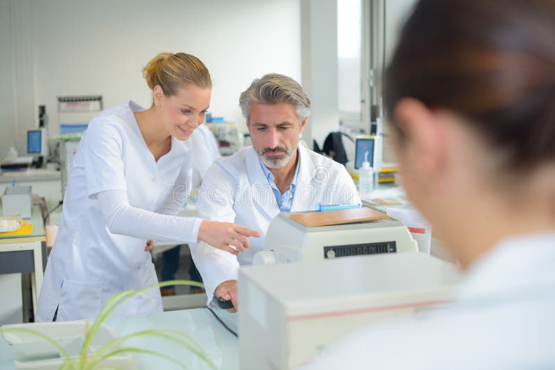 Happy with Laboratory Result Stock Photo - Image of hospital, research ...