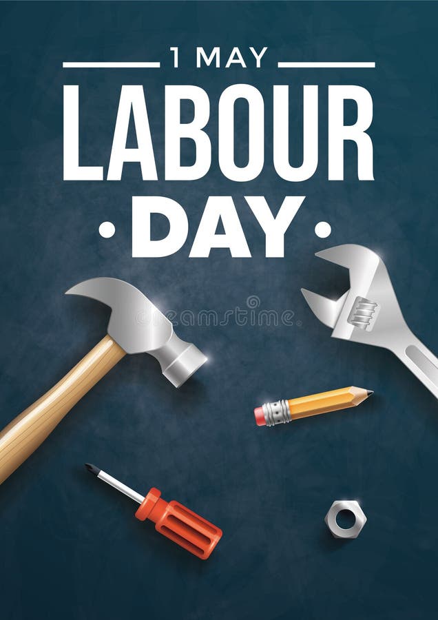 Happy Labour Day Banner, Poster, Flyer. Design Template. Vector ...