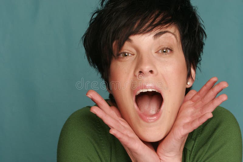 Happy lady stock image. Image of appealing, beauty, charming - 1927825