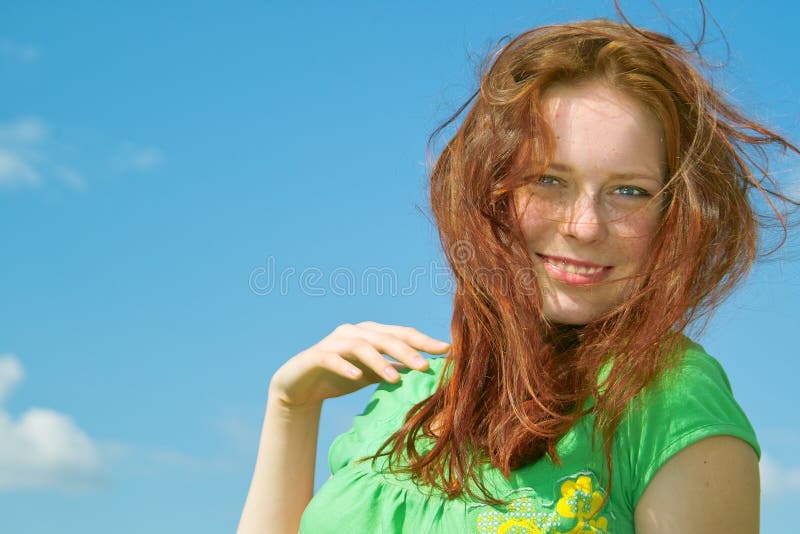 Happy lady stock photo. Image of lifestyles, beauty, model - 5989798