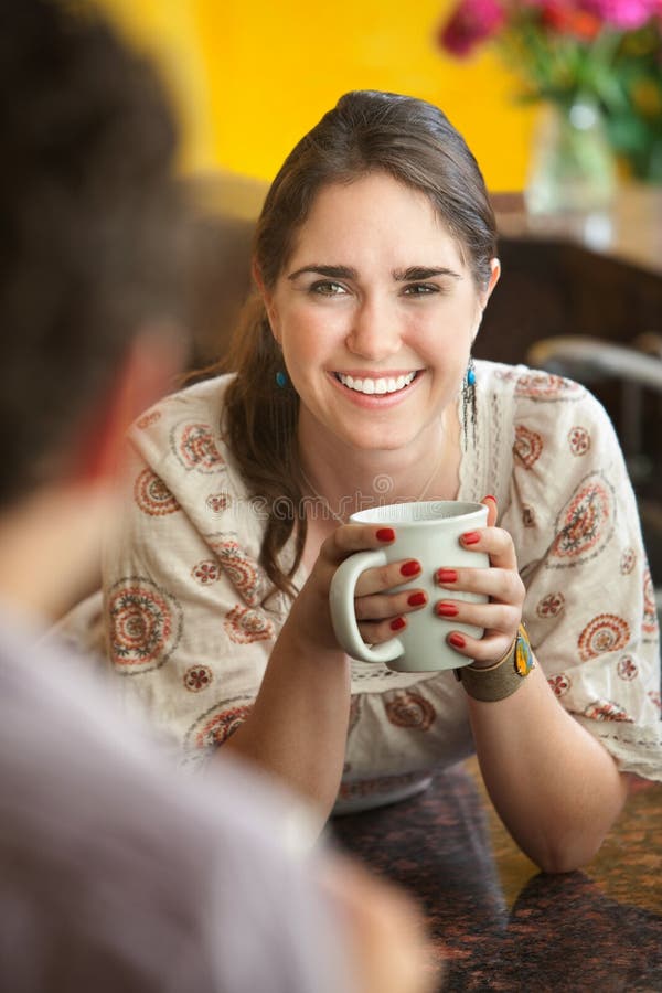 Happy Lady stock photo. Image of face, feel, cute, gorgeous - 18506470