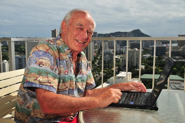 Happy Laptop user stock image. Image of dark, male, technology - 8253703