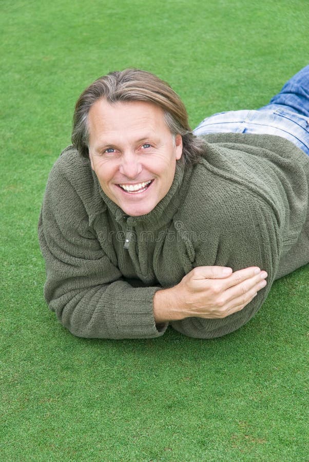 Happy laughing man. stock photo. Image of sitting, smiling - 11850404