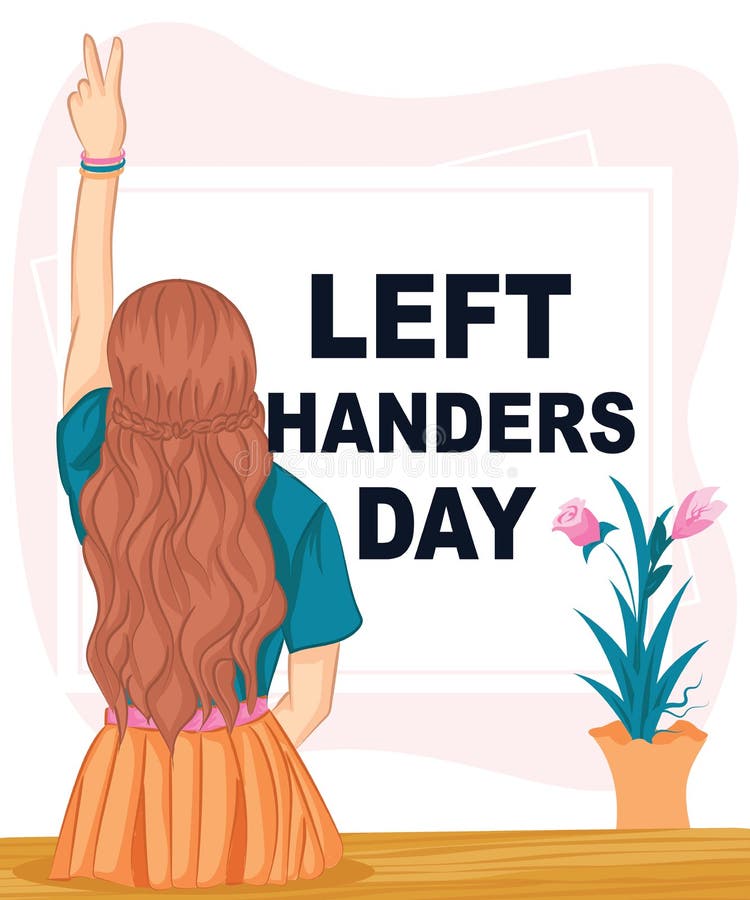 Happy Left-handers Day. Celebrate Vector Illustration Stock Vector ...
