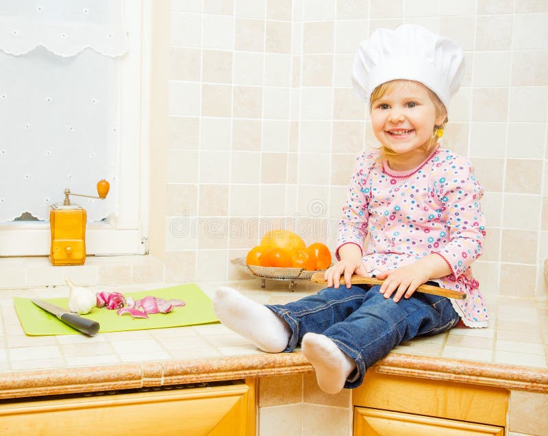 Happy little chef stock photo. Image of kind, preparing - 55852824