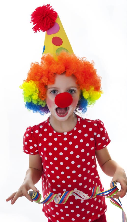 Funny clowns at the party stock image. Image of cheerful - 46774743