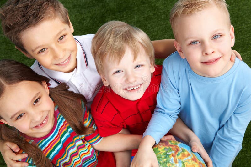 Happy little friends stock image. Image of friendship - 26817003