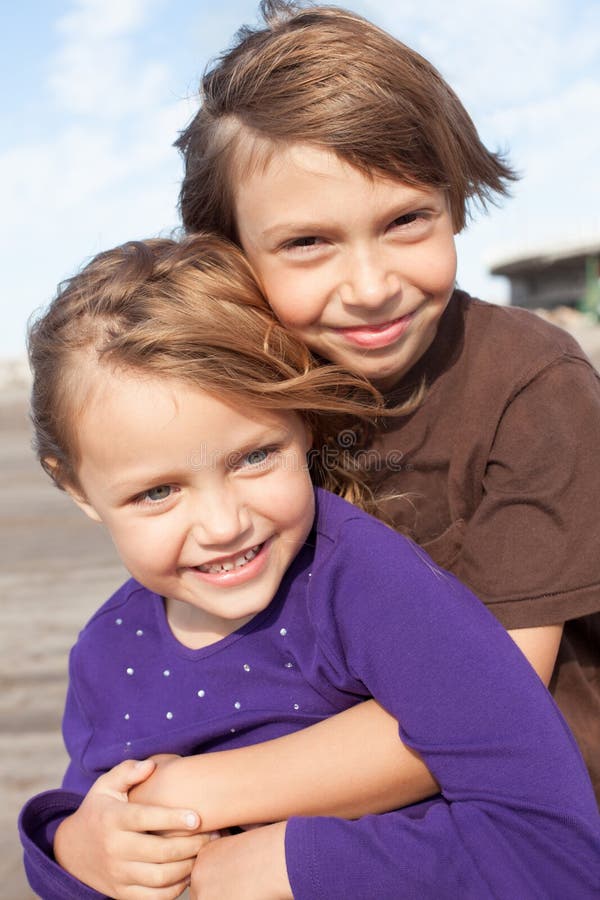 Little Friends at the Beach Stock Photo - Image of smile, travel: 24511242