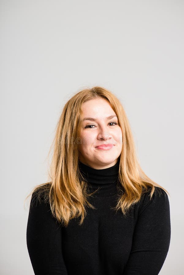 Portrait Real People High Definition Grey Background Stock Image ...