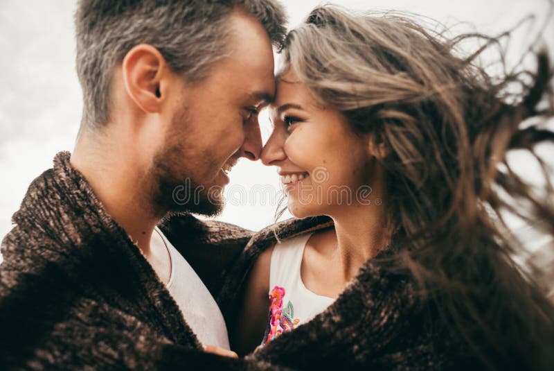 Happy lovers stock image. Image of holding, love, forever - 93579631