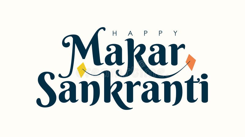 Happy Makar Sankranti Text Stock Illustrations – 1,652 Happy Makar ...