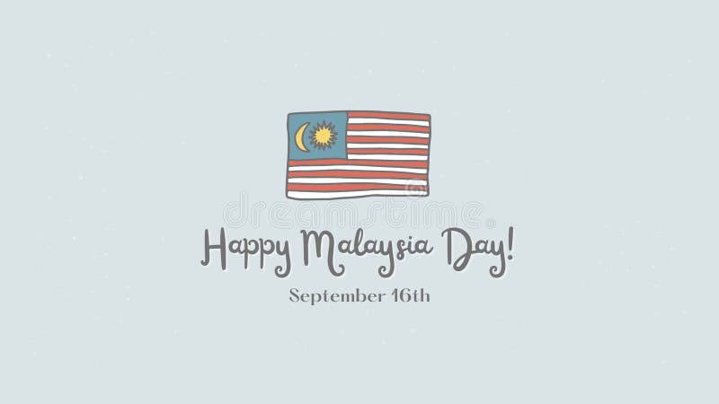 Happy Malaysia Day Public Holiday Vector Stock Vector - Illustration of ...