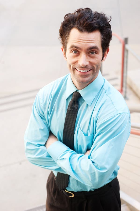 Happy male executive stock photo. Image of profession - 23391038