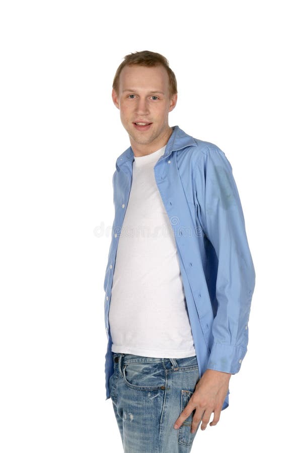 Happy male model stock photo. Image of temples, handsome - 6201284